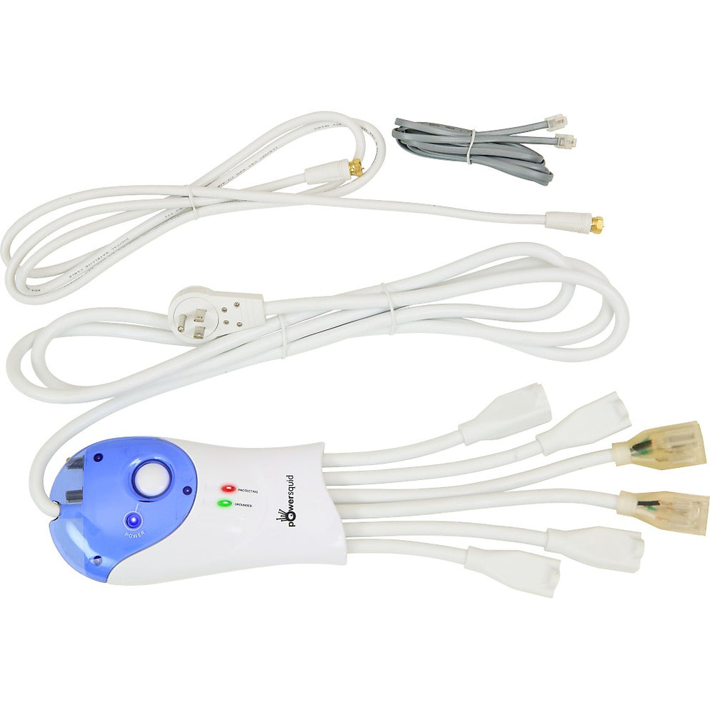 Flexity PowerSquid Surge 3000 Calamari Edition Surge Protector - PCSQ3 ...